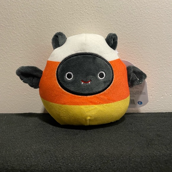 Squishmallows | Toys | Bnwt Squishmallows Emily The Candy Corn Bat 45 ...